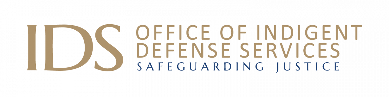IDS Policies, Rules & Procedures - Indigent Defense Services